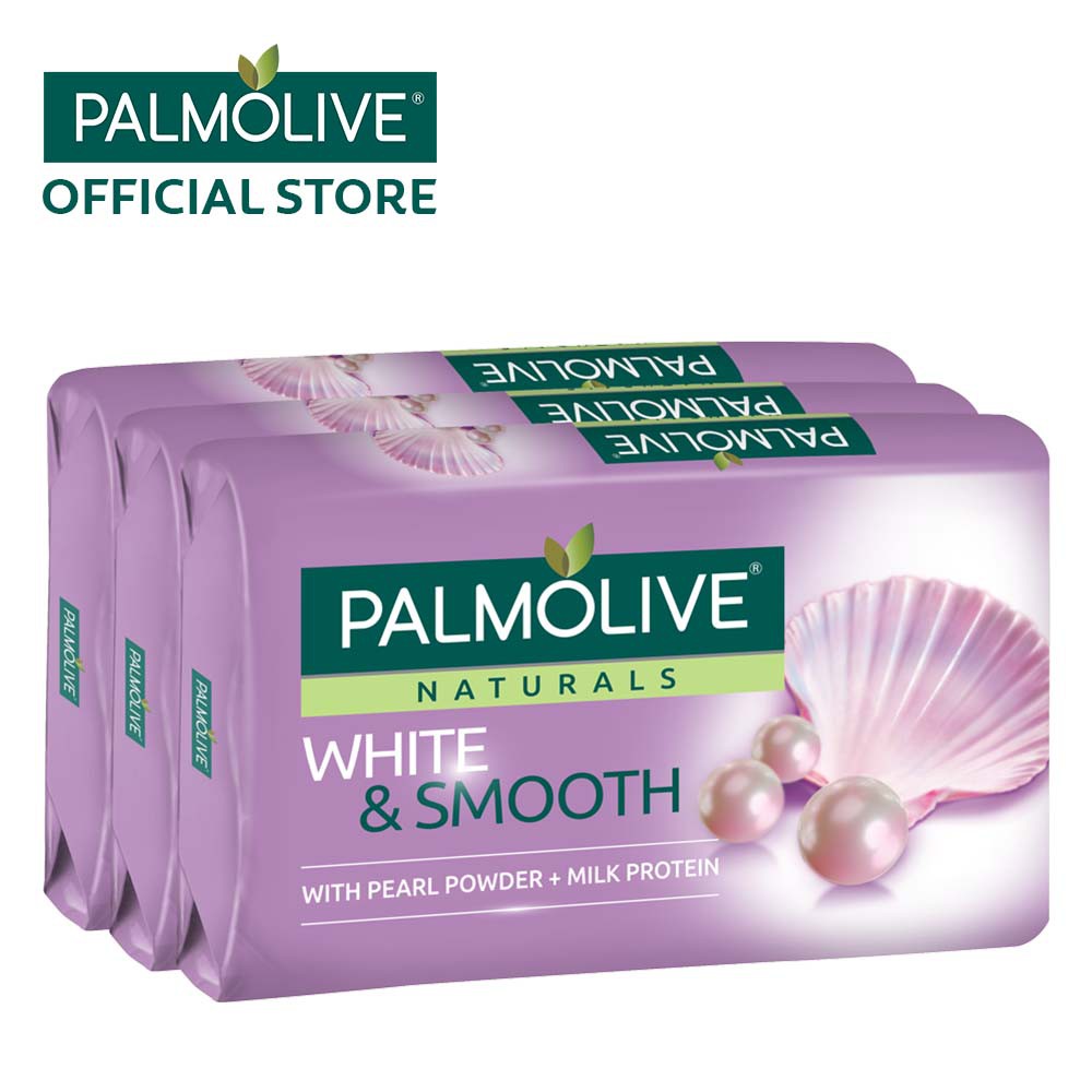 Palmolive White & Smooth Bar Soap Valuepack 80g x 3 | Shopee Singapore
