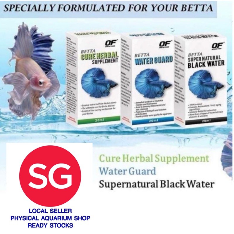 Ocean Free Betta Cure Herbal Supplement 20ml / Betta Supernatural ...