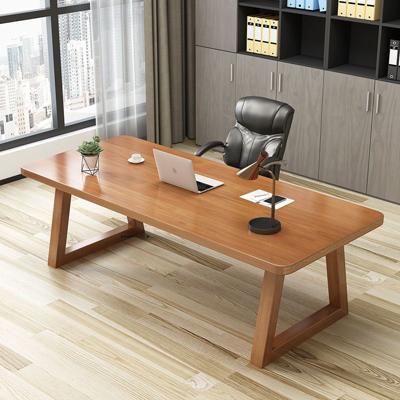 Solid Wood Table Office Dining Study Table | Shopee Singapore