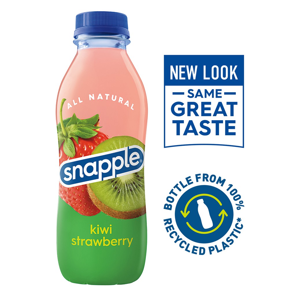 Snapple All Natural Juice Drink Kiwi Strawberry, 473ml [Singapore ...