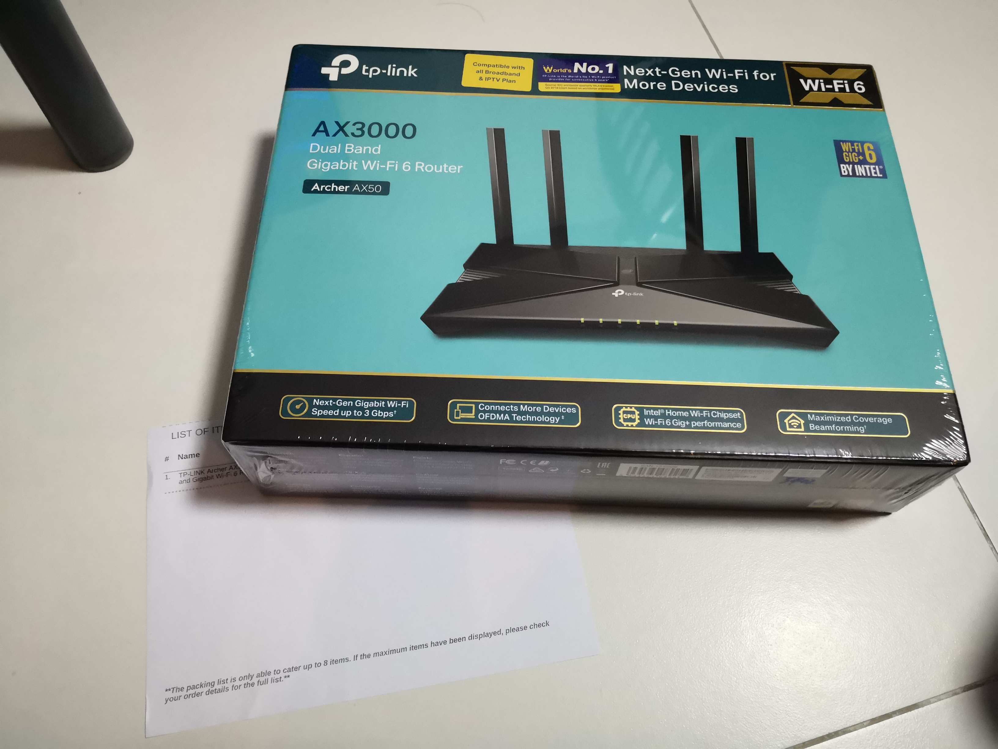 TP-LINK Archer AX50 AX3000 Dual Band Gigabit Wi-Fi 6 Router | Shopee ...