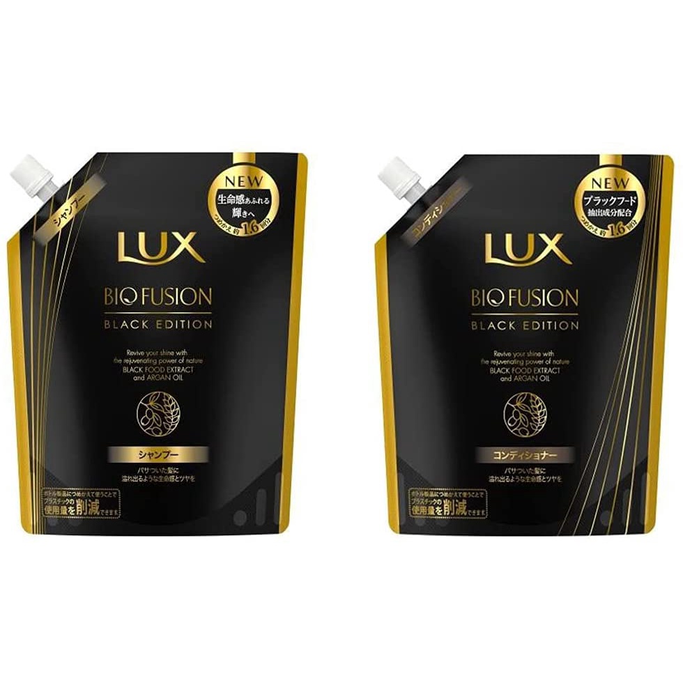 LUX Bio Fusion Black Edition Shampoo & Conditioner REFILL 400g | Direct from Japan | Shopee ...