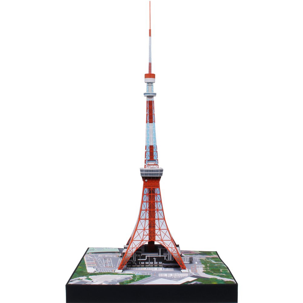 Diy Miniature Papercraft Tokyo Tower - Japan | Shopee Singapore