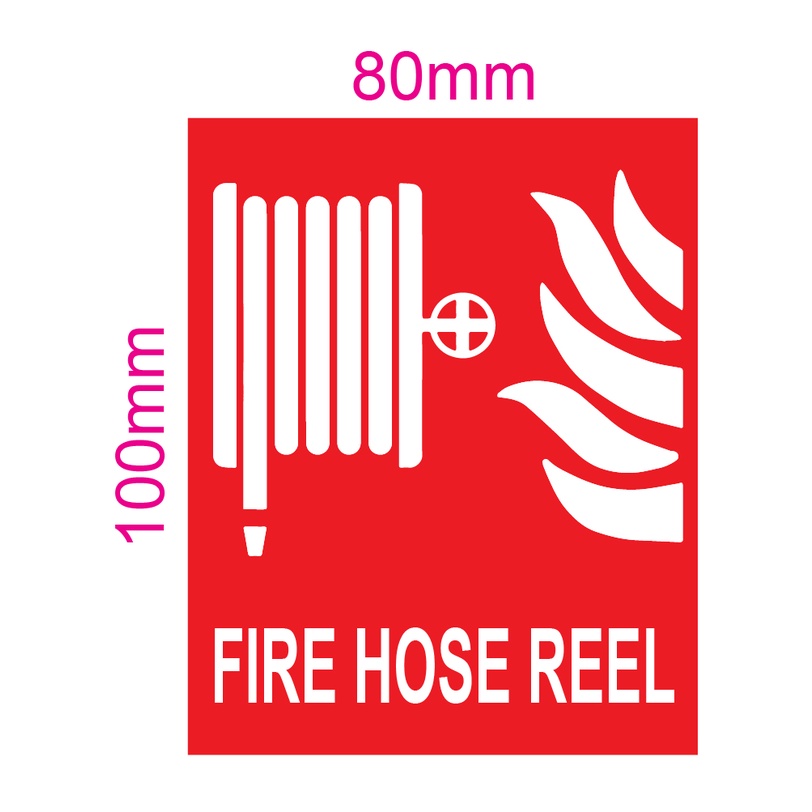 FIRE HOSE REEL SIGNAGE | Shopee Singapore