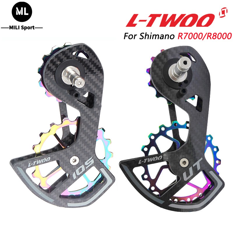 LTWOO 105 R7000/R8000 Bicycle Ceramic Bearing Carbon fiber Pulley Wheel ...