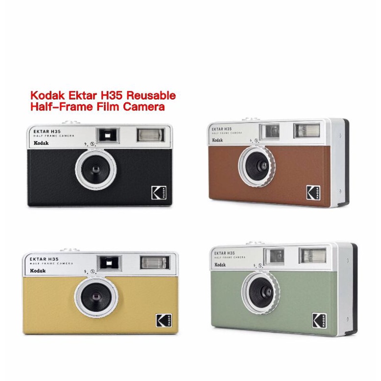Reto Kodak Ektar H35 Half Frame 35mm Reusable Film Camera | Shopee ...