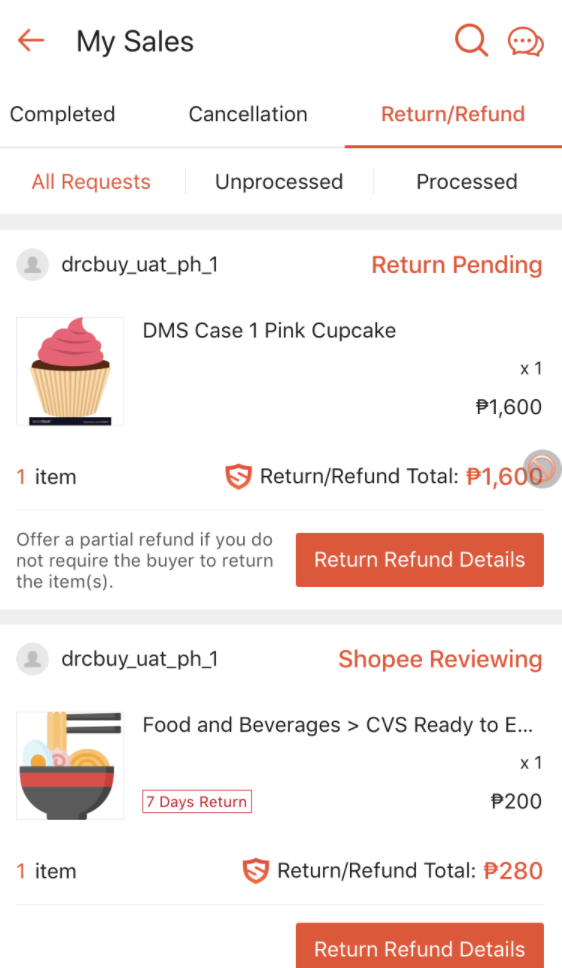 Processing Return/Refund Requests on Shopee App | Shopee PH Seller ...