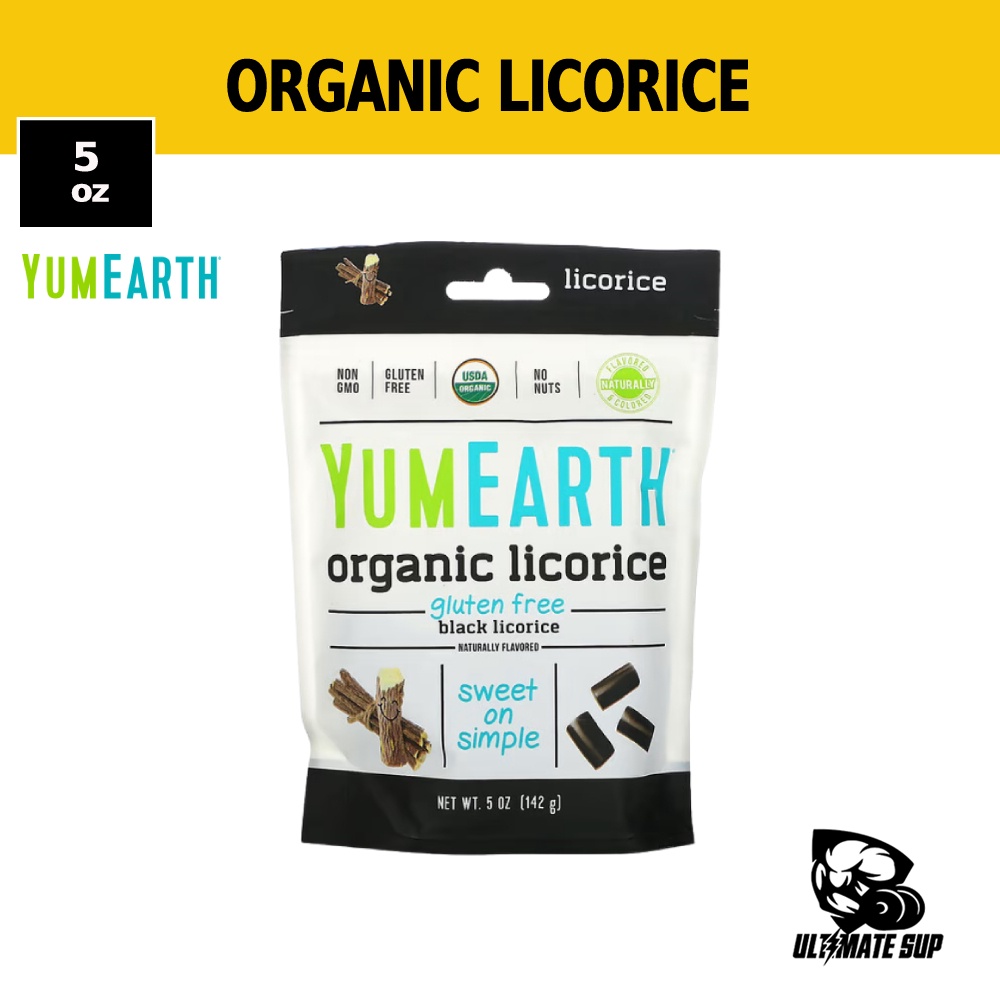 YumEarth, Organic Licorice, Fruit Snack, Lolipop Candy, Gluten Free ...