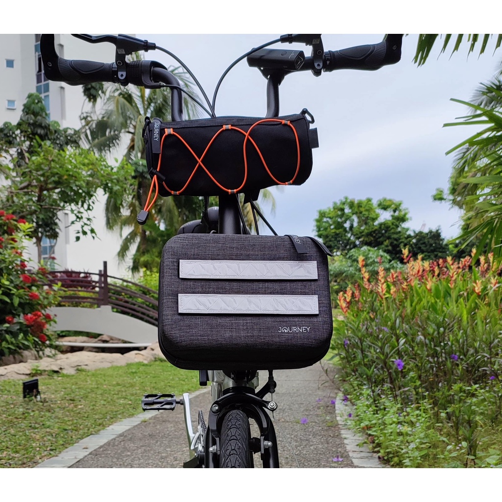 FRONT BLOCK BICYCLE BAG/ CASE Front Block Bag with front carrier ...