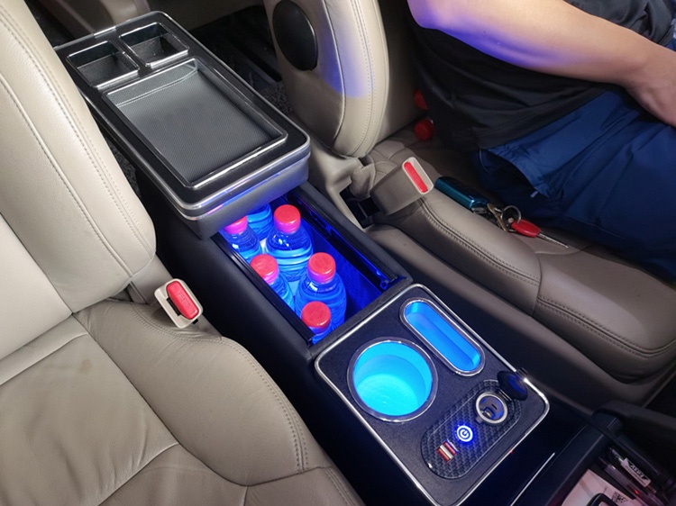 Honda Freed Toyota Sienta Armrest Console Storage Box With 5 USB Ports ...