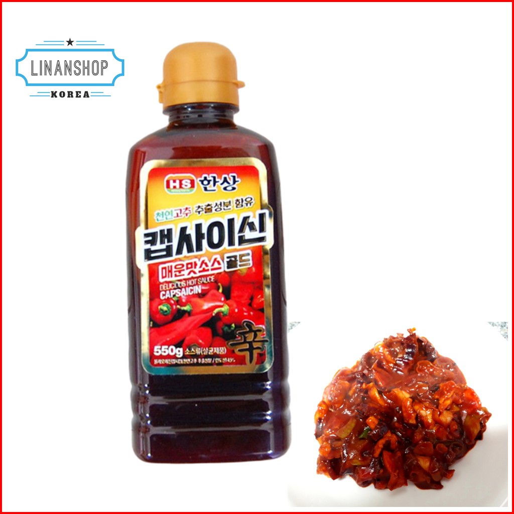 KOREA Hansang Capsaicin Spicy Liquid Sauce Gold (550g) | Shopee Singapore