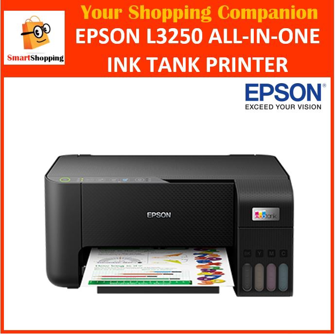 Epson EcoTank L3250 A4 Wi-Fi All-in-One Ink Tank Printer Print Scan ...