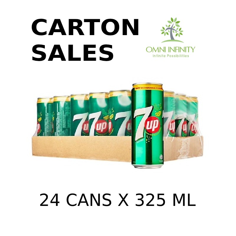 7up Carton Sales 300ml x 24 cans (Long expiry) | Shopee Singapore