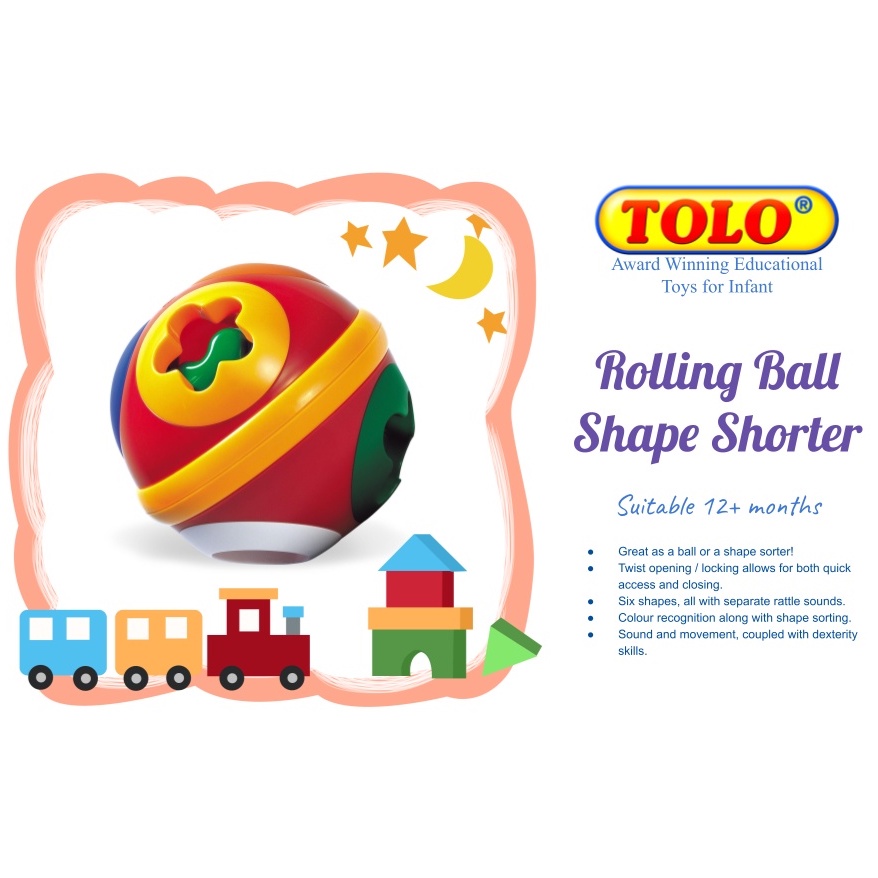 TOLO toys - Rolling Ball Shape Sorter | Shopee Singapore