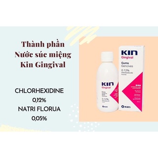 Kin Gingival Gingival Gingivitis Preventing Mouthwash 250ml | Shopee ...