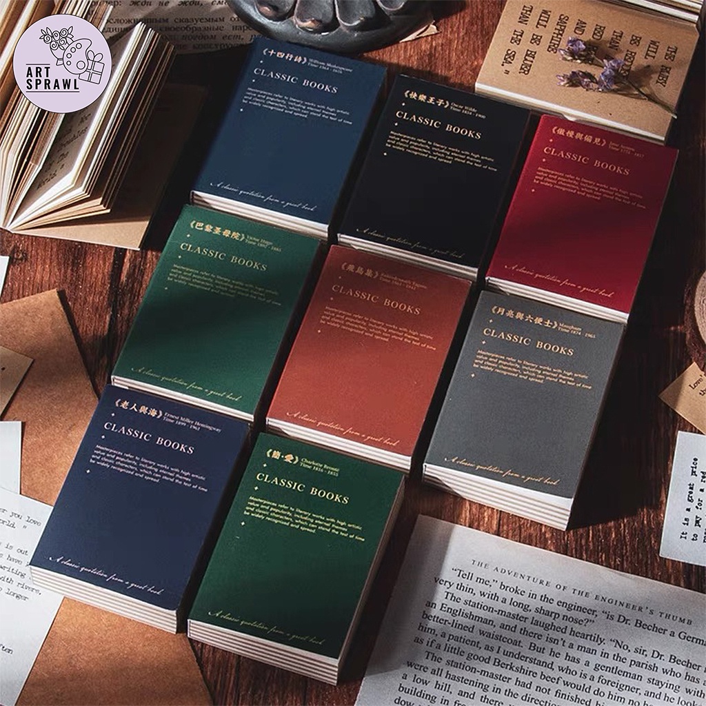 100 Sheets Book Quotes Shakespeare Bronte Austen Tagore Wilde Famous ...