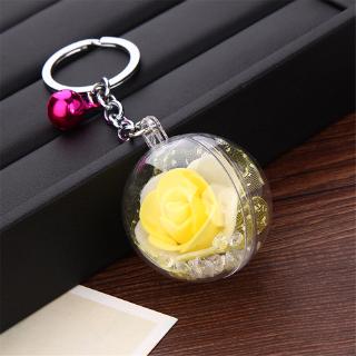 TIK TOK Rose Flower Key Pendant Metal Bell Keychain | Shopee Singapore