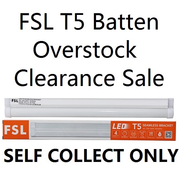 FSL T5 Batten LED for SELF COLLECTION ONLY | Shopee Singapore