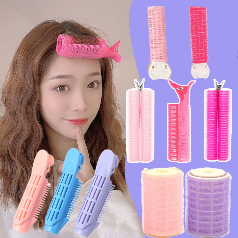 Hair Rollers Self Grip Hair Curlers Lazy Curler Silk Curling Ribbon ...