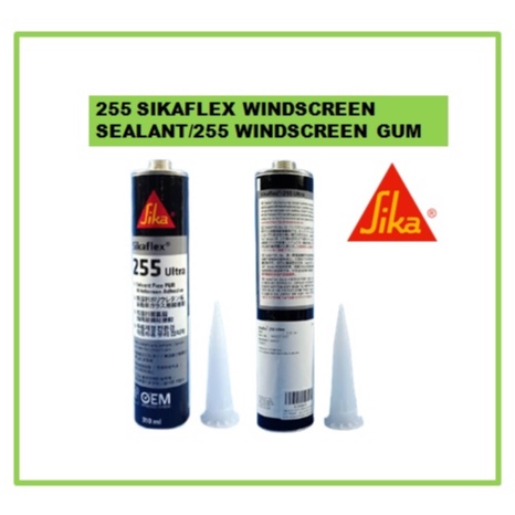 255 SIKAFLEX WINDSCREEN SEALANT/255 WINDSCREEN GUM (1 BOTTLE) | Shopee ...