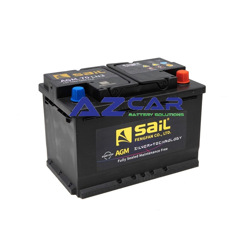 SaiL 70Ah AGM CCA - 760Amps | Car Battery | Shopee Singapore