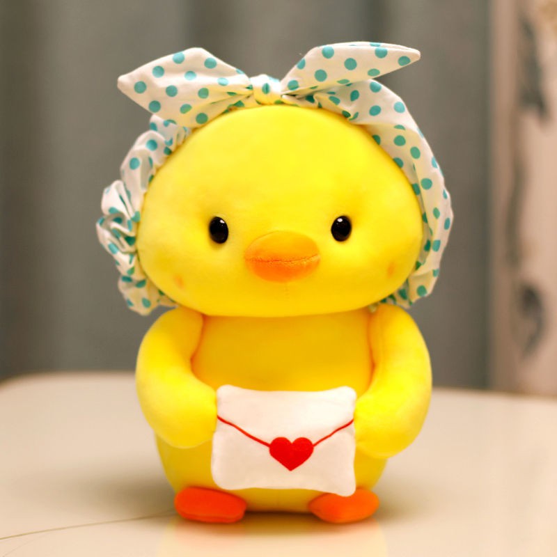 Birthday Gift Little Yellow Chicken Doll Rag Doll Plush Toy Puppet Toys ...