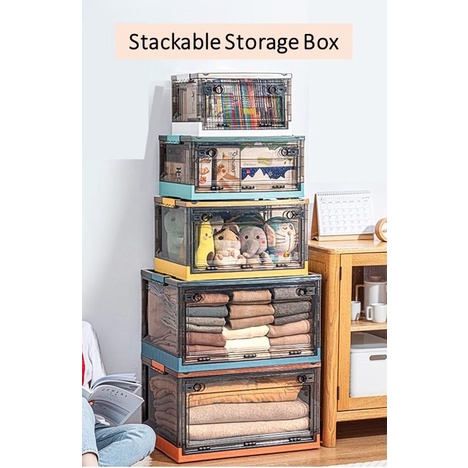 Multifunction Stackable Transparent Storage Box/ Sturdy Organizer/ High ...