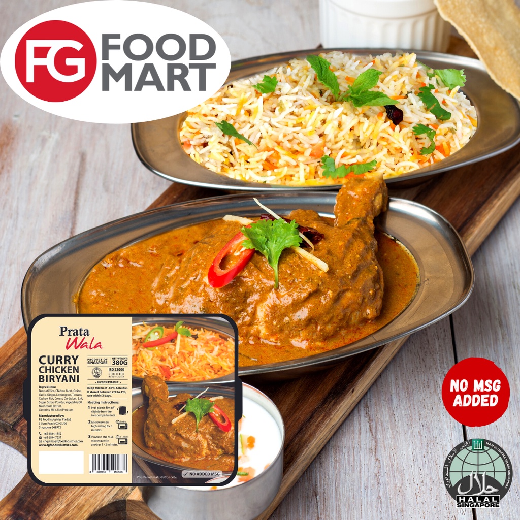 [Prata Wala] - Signature Curry Chicken Biryani (Frozen Ready to Eat ...
