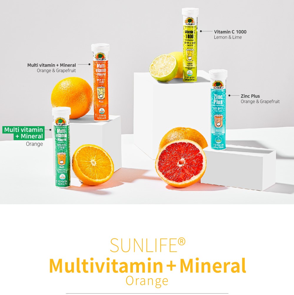 Multivitamin + Mineral Orange flavours 20 tablets (SUNLIFE) | Shopee ...