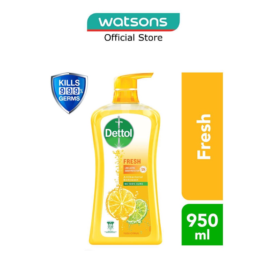 DETTOL Anti-Bacterial Body Wash Fresh 950ml | Shopee Singapore