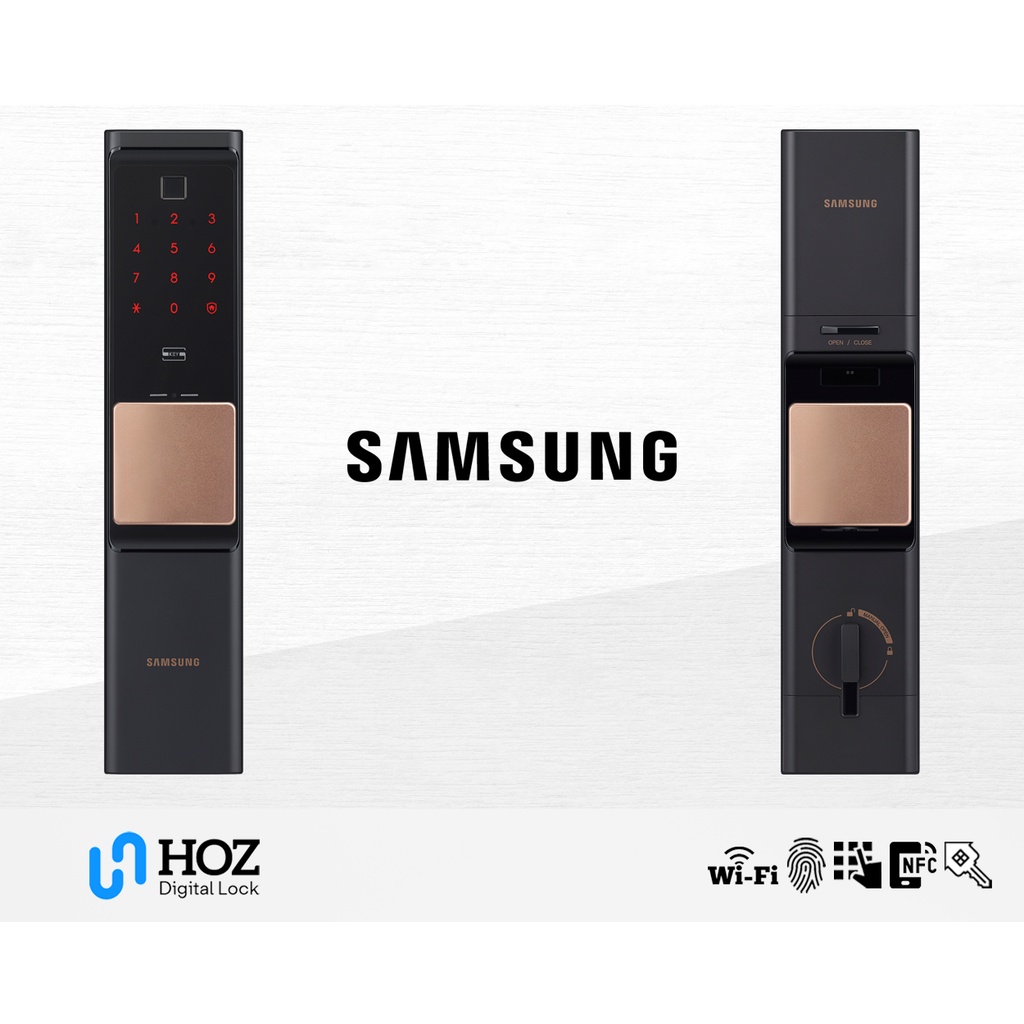 Samsung / 5-In-1 Push-Pull Digital Door Lock / SHP-DR708 | Hoz Digital ...