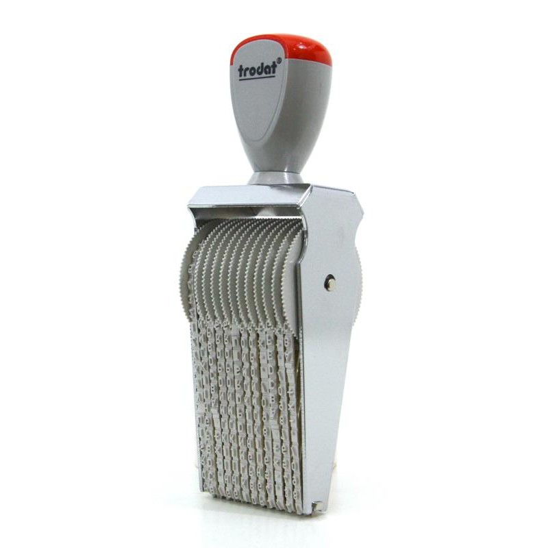 Trodat AlphaNumeric Stamp A-Z 0-9 Alphabet & Figure 12 Digits | Shopee ...