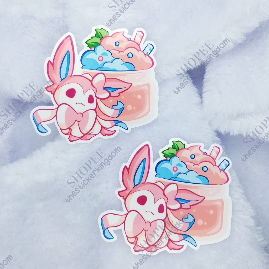 💕 WATERPROOF💕 Sylveon/ Eevee Evolution/ Pokemon/ Laptop Sticker/ Car ...