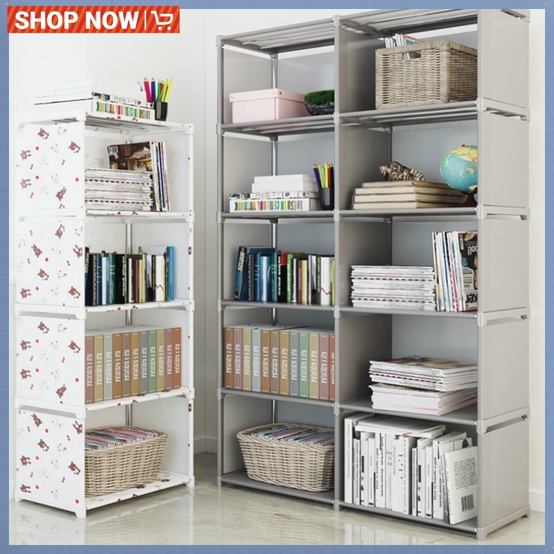 [Ready Stock] Simple Storage Rack Storage Combination Cabinet Rack ...