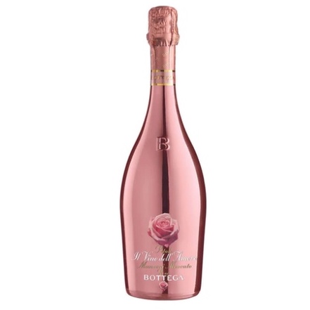 Bottega Pink Manzoni Moscato Rose Sparkling Wine 750ml (No Box ...
