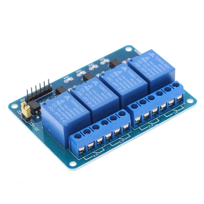 4 Channel Ways Opto Isolator 10A 5V Relay Module | Shopee Singapore