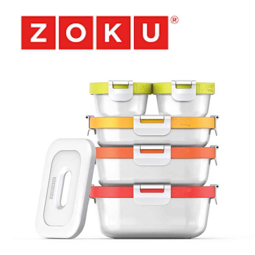 Zoku 11-pc Neat Stack Food Containers - Gizmo Hub | Shopee Singapore