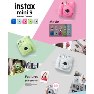 Fujifilm Instax Mini 9 Polaroid Camera | Shopee Singapore
