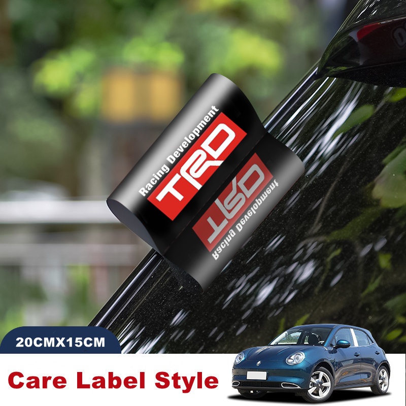 HOT JDM Car Stickers Care Label Style Trunk Door Rear Windshield Decal ...
