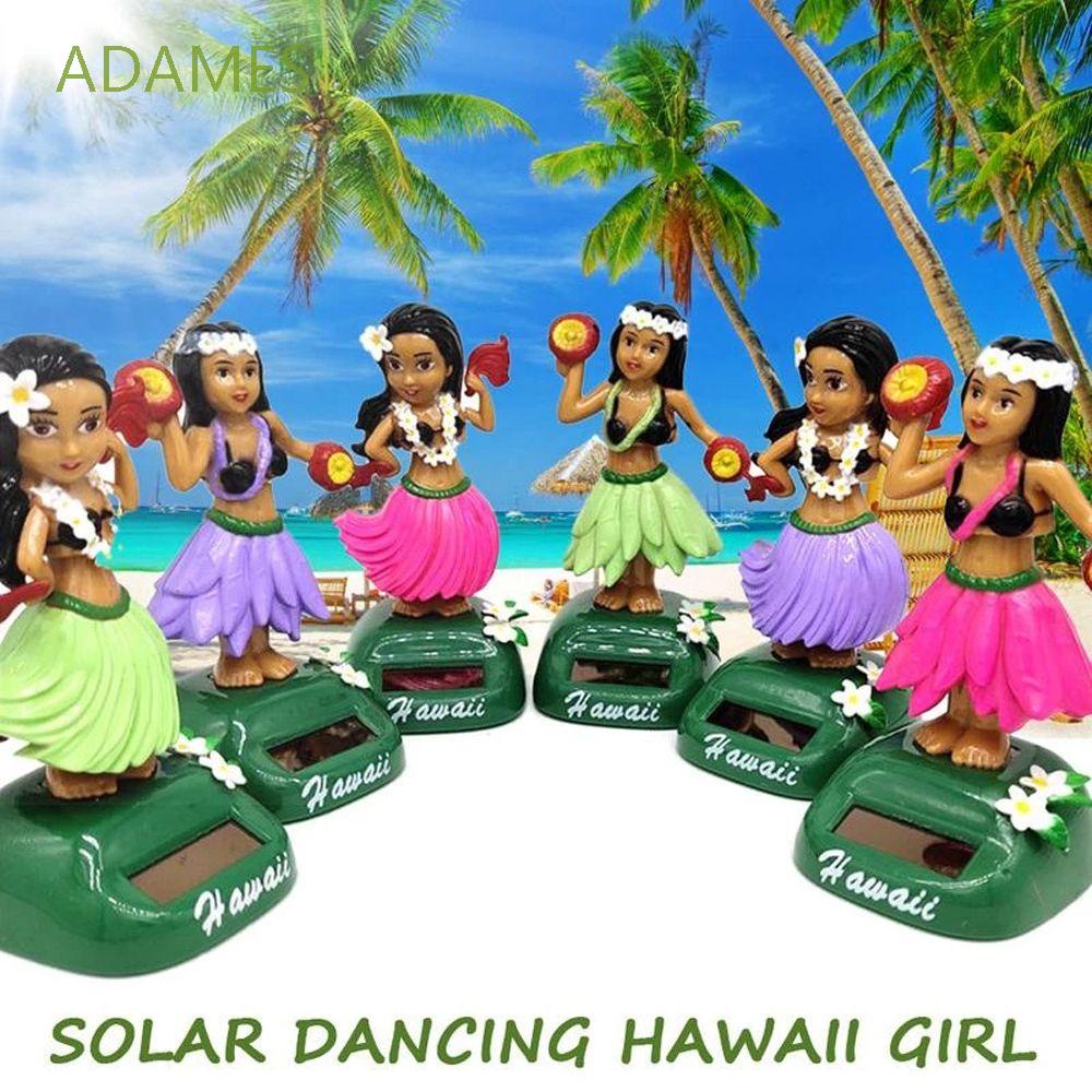 ADAMES Cute Swinging Hawaiian Girl Dashboard Decoration Dancing Hula ...