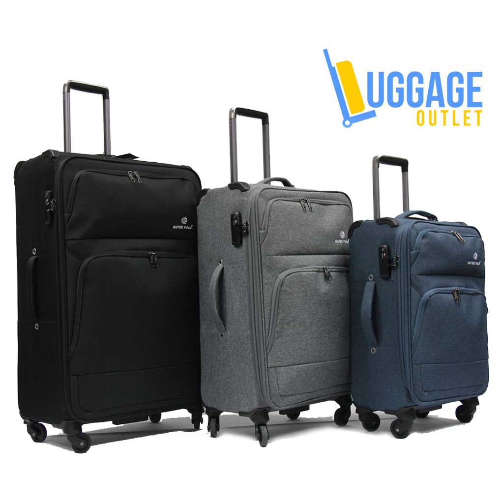 Ultralight Softside Expandable Luggage with Spinner Wheels TSA Lock ...
