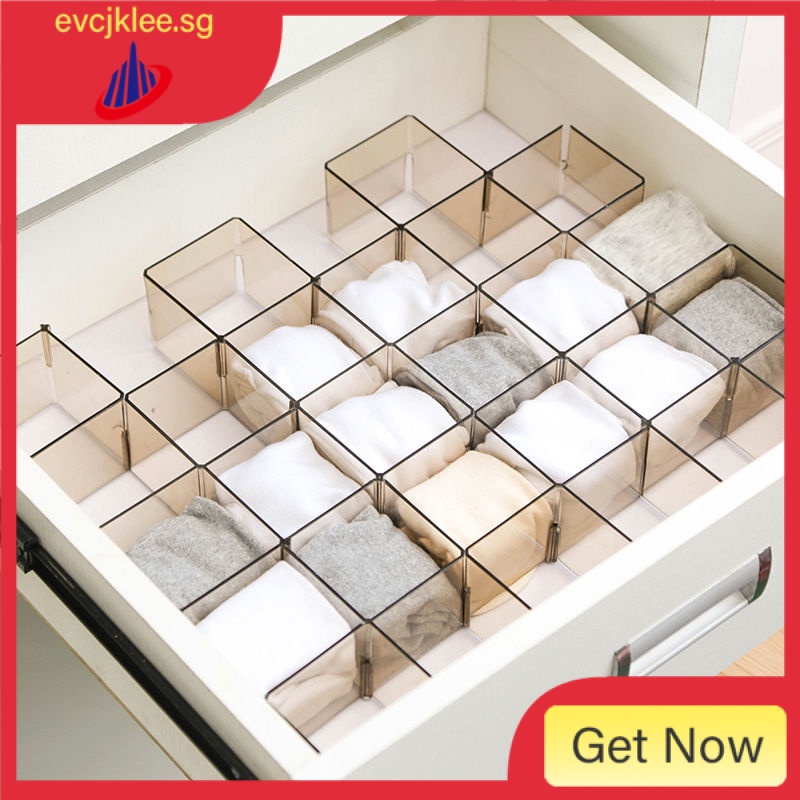 Drawer Divider Partition Organiser Wardrobe Kitchen Storage Cabinet
