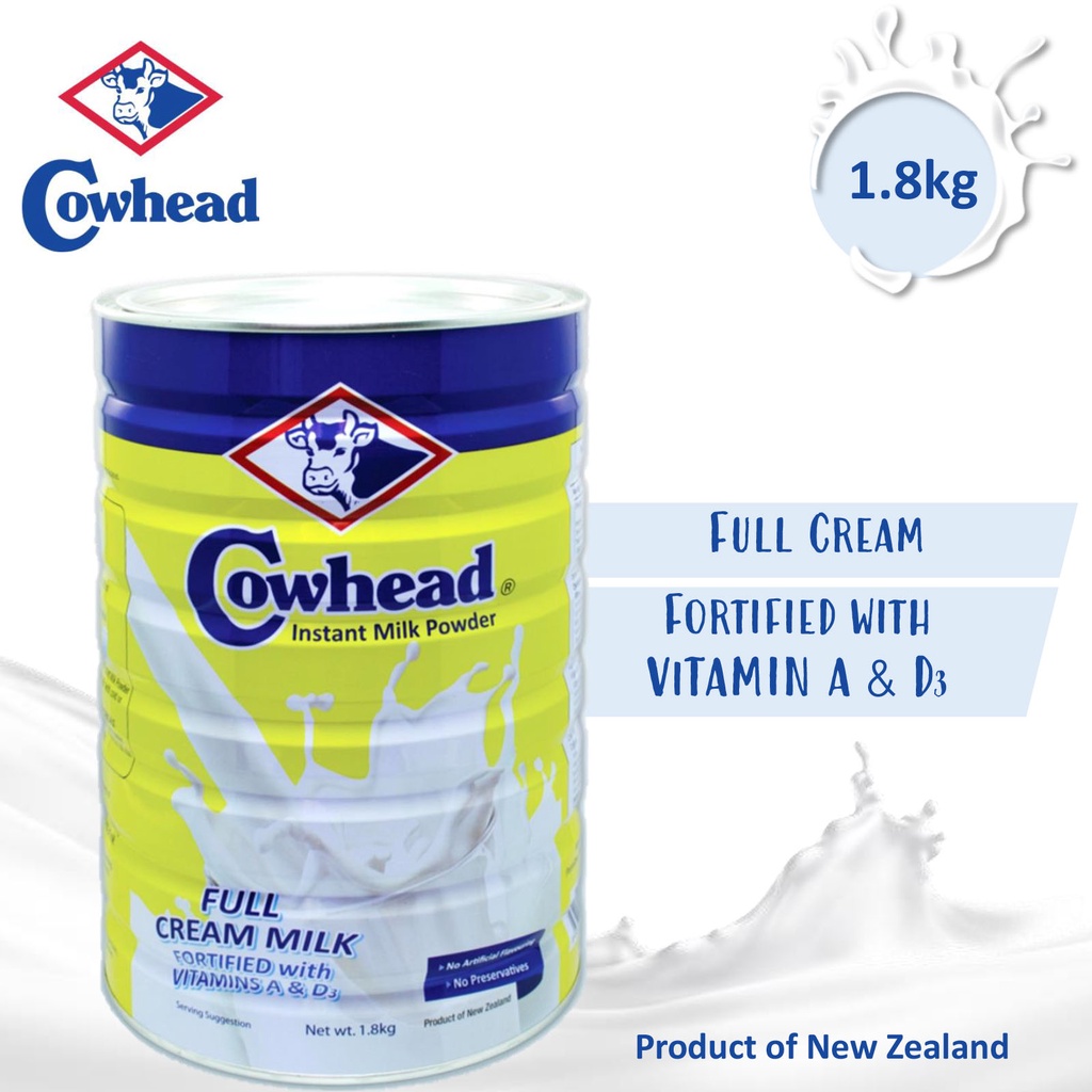 Cowhead Full Cream Milk Powder 900g | Shopee Singapore
