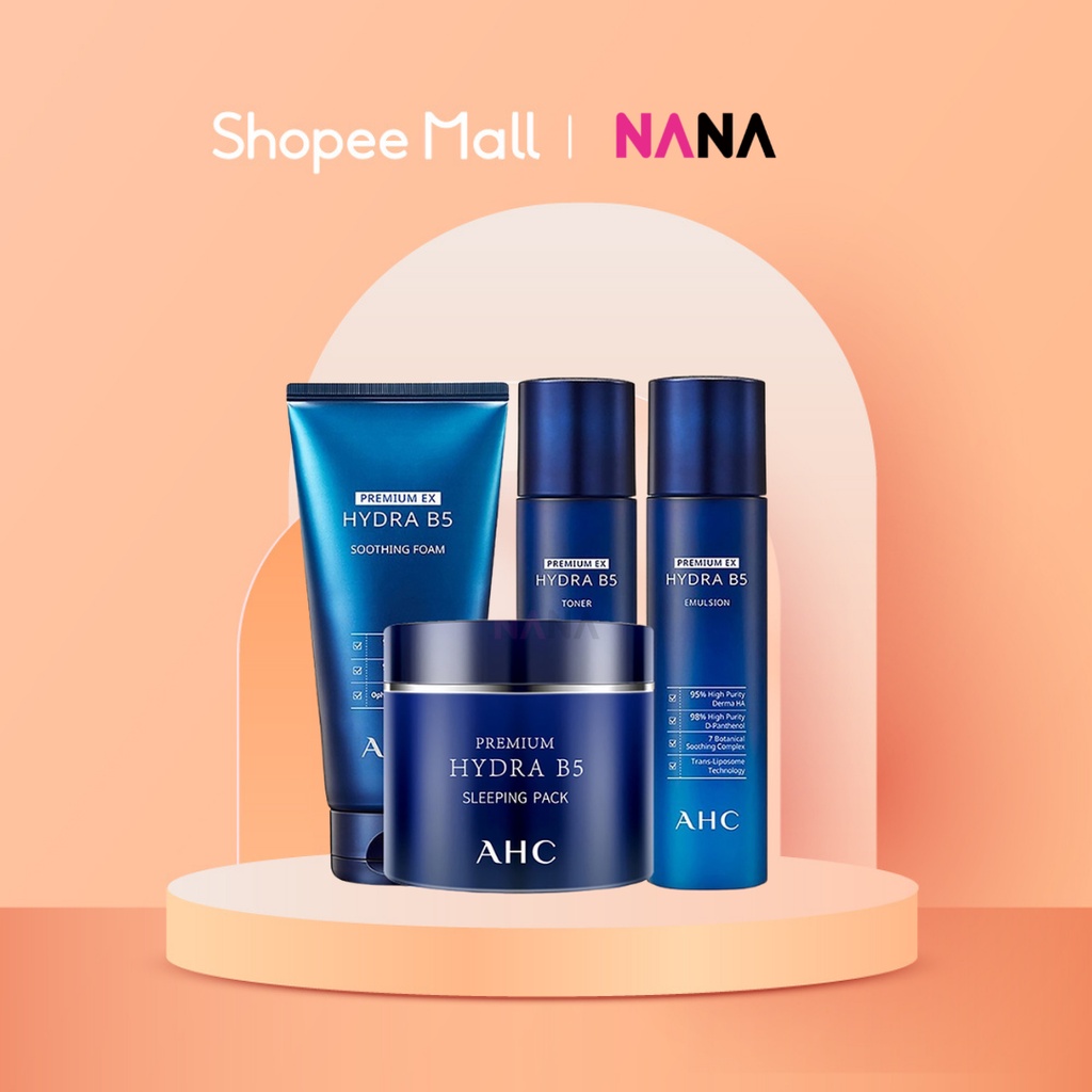 Shopee x AHC Brand Box - AHC Premium Hydra B5 Set: Toner + Lotion ...
