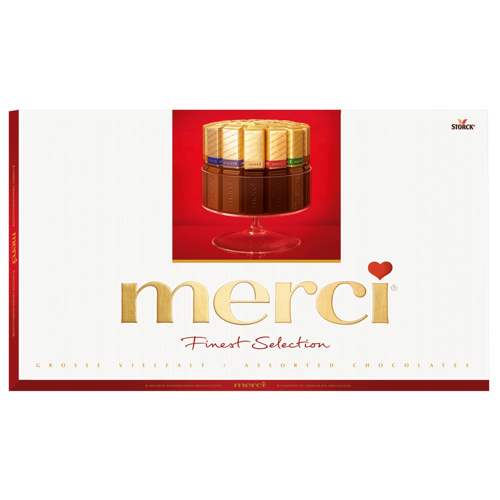 Storck Merci Finest Selection Great Variety, (Red), 400G [Germany ...