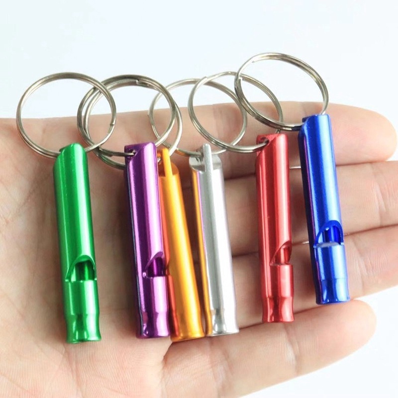 1pcs Camping Hiking Survival Whistle / Small Size Aluminum Emergency ...