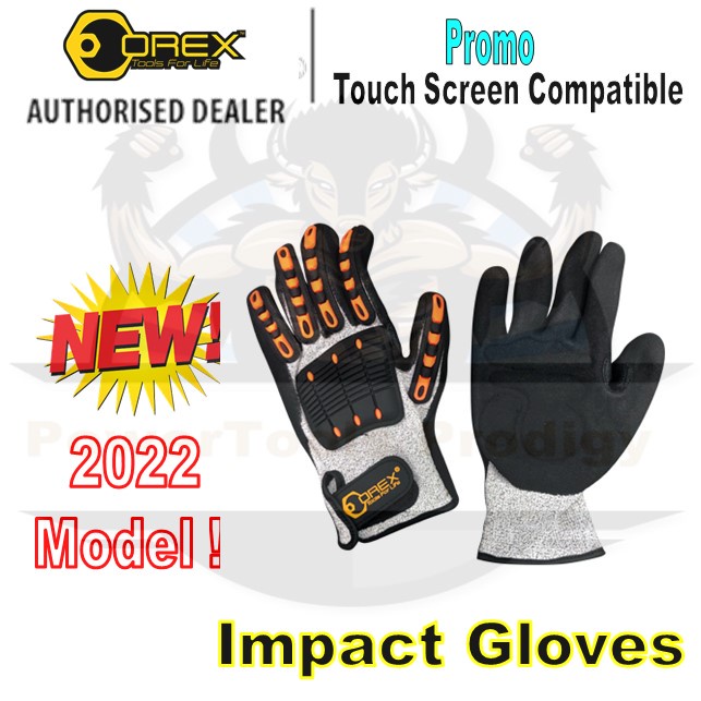 OREX ANTI-IMPACT GLOVES CUT RESISTANCE / TOUCH SCREEN COMPATIBLE / CUT ...