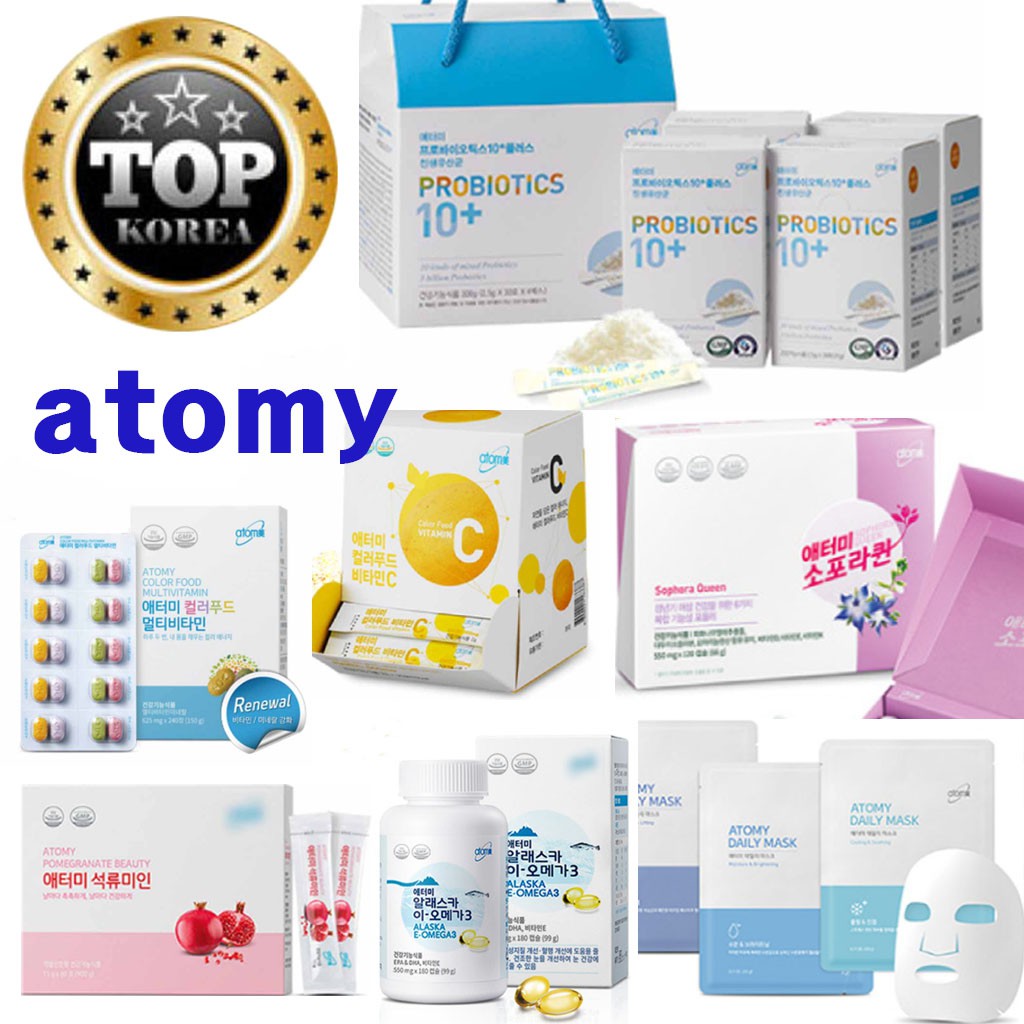 ★ATOMY★Probiotics 10+/Color Food Vitamin C/Pomegranate Beauty/FINEZYME ...