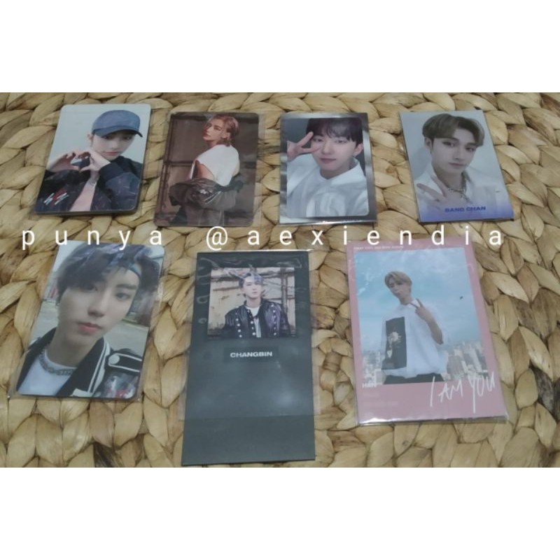Stray KIDS PHOTOCARD PC Hyunjin changbin bangchan chan han miroh levanter in life i am you ...