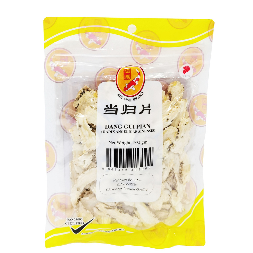 Koi Fish - Dang Gui Pian ( Radix Angelicae Sinensis) 100G | Shopee ...